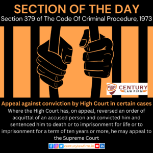 Section 379 of The Code Of Criminal Procedure, 1973 - Appeal against ...