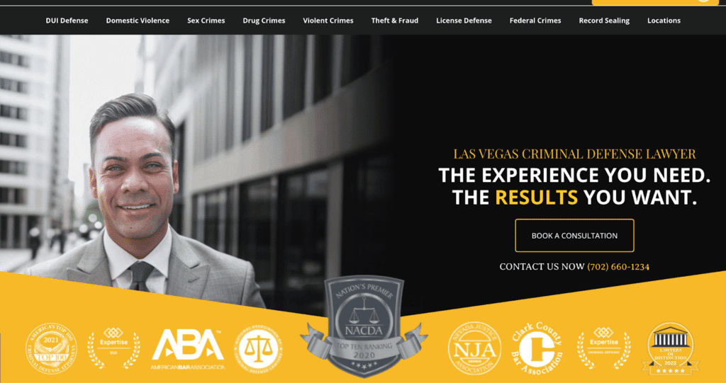 4 Best Criminal Defense Law Firms in Las Vegas for Your Legal Needs